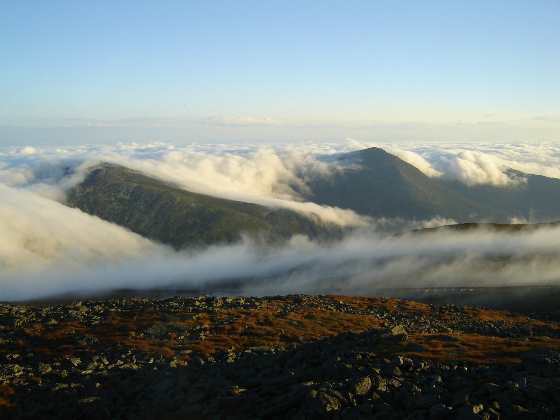 Undercast Sunrise - Mount Washington Observatory